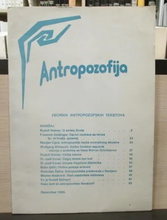 ANTROPOZOFIJA časopis broj 1 – zbornik tekstova