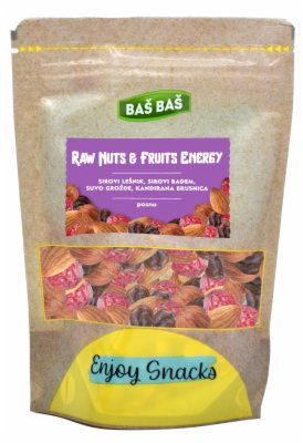 MIX RAW NUTTS&FRUITS ENERGY BAS BAS 200G
MIX RAW NUTTS&FRUITS ENERGY BAS BAS 200G