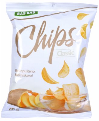 ČIPS CLASSIC BAŠ BAŠ 45G
ČIPS CLASSIC BAŠ BAŠ 45G