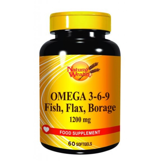 Natural Wealth Omega-3-6-9 60 kapsula