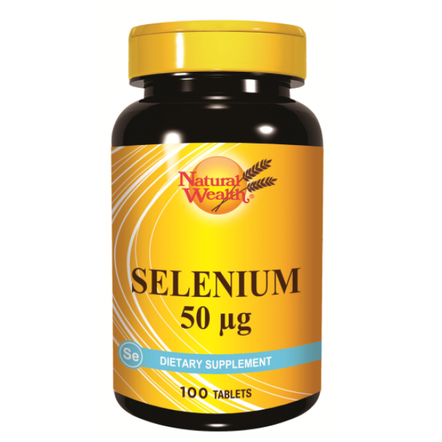 Natural Wealth Selen 50mcg 100 tableta