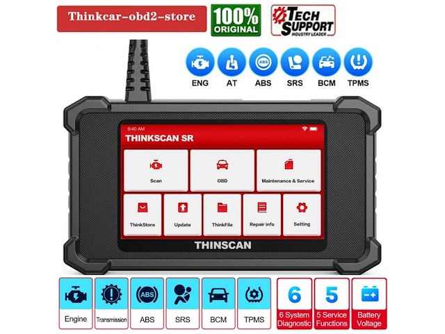 THINKCAR THINKSCAN SR6 OBD2 EOBD Auto Dijagnostika