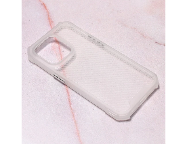 3G Carbon Crystal (1121048) zaštitna maska za telefon iPhone 14 Pro 6.1" bela