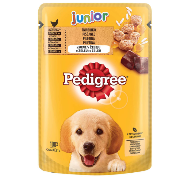 Pedigree kesica za stenad junior piletina u zeleu 100gr