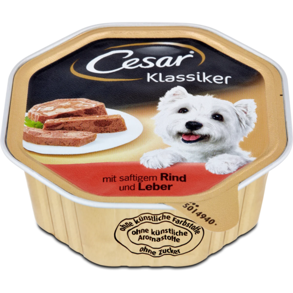 Cesar pasteta za pse govedina i dzigerica, 150gr