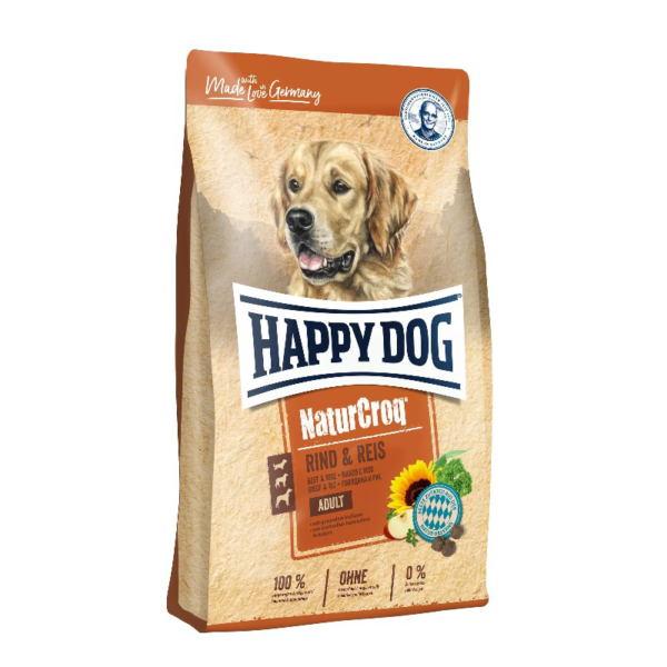 Happy dog naturcroq adult govedina i pirinac 15kg