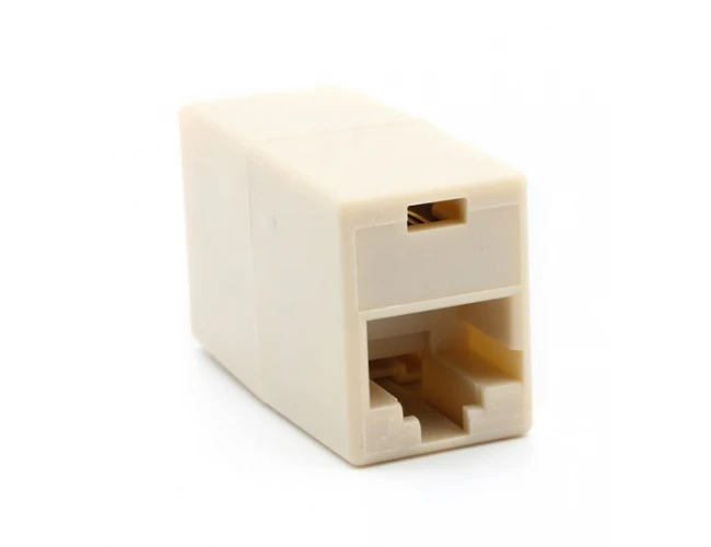 3G (74347) adapter RJ45 (žesnki) na (ženski) beli