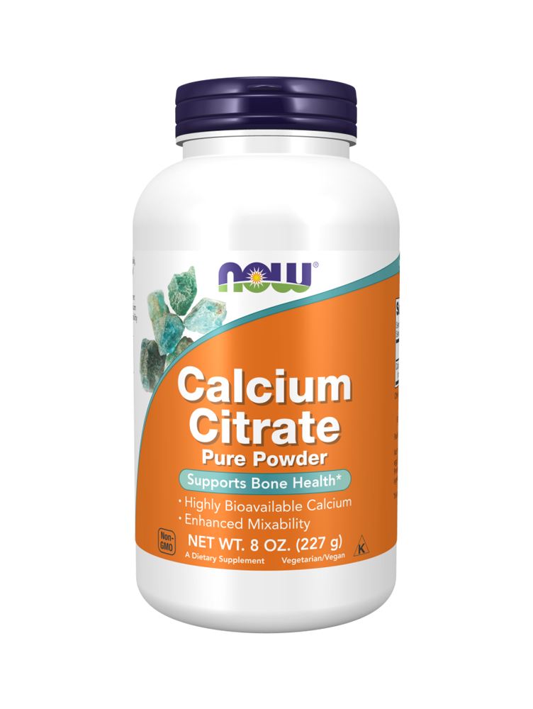 Calcium Citrate Pure Powder, Now Foods, 227 g