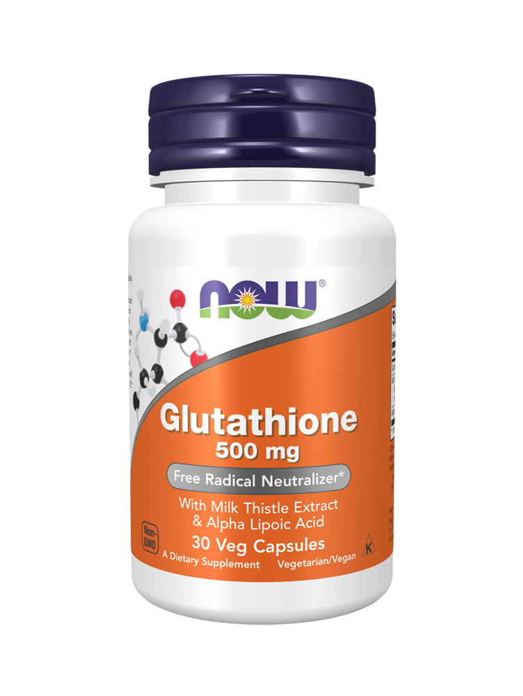 Glutathione 500 mg, Now Foods, 30 veg kapsula