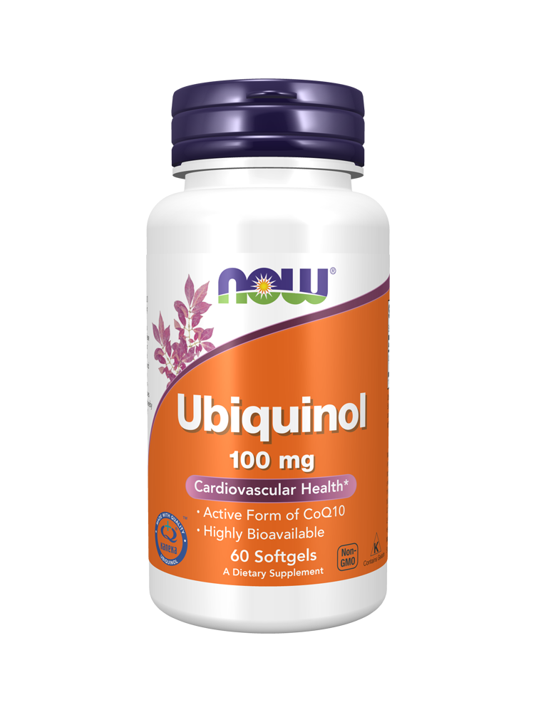 Ubiquinol 100 mg, Now Foods, 60 softgel kapsula