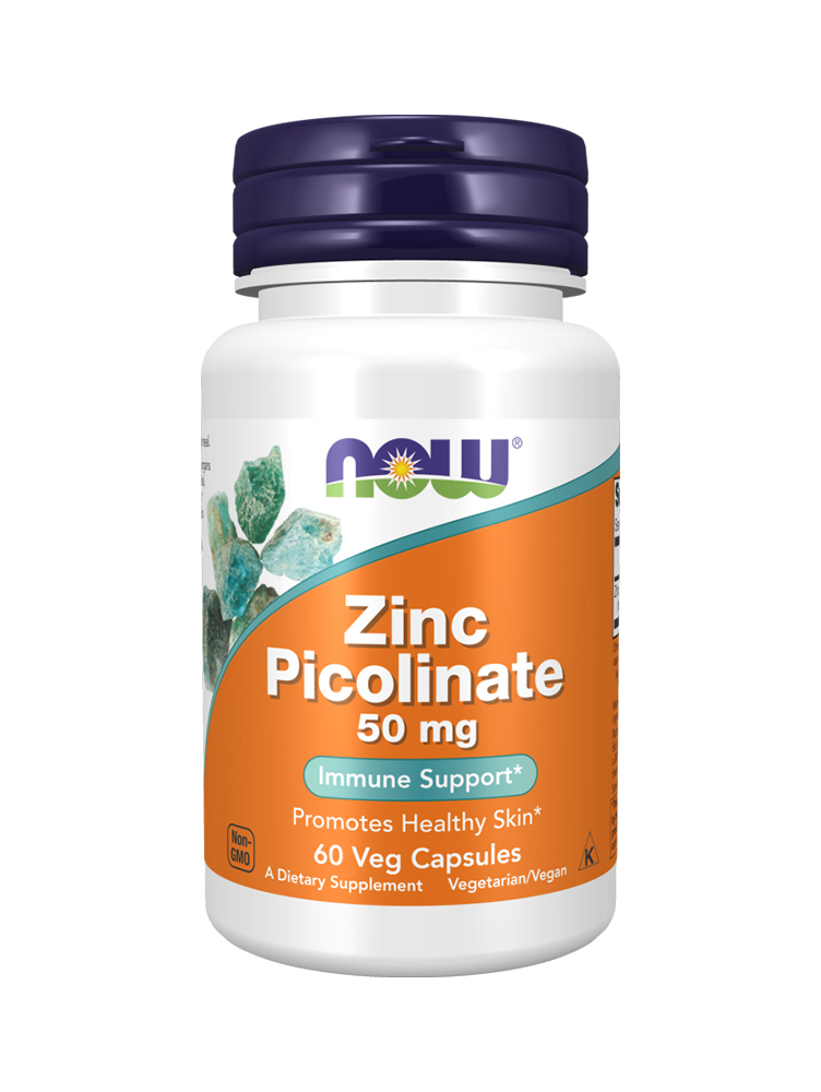 Zinc Picolinate 50 mg, Now Foods, 60 veg kapsula