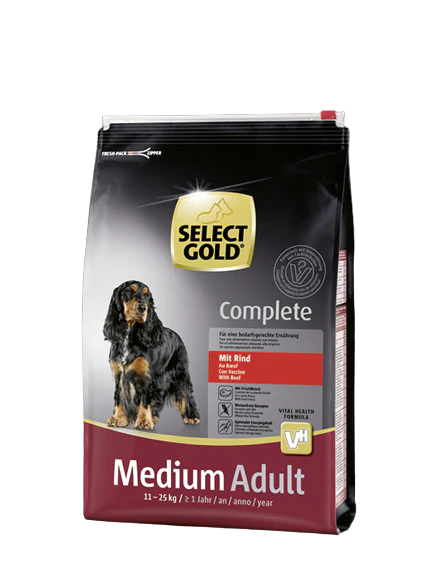 Select Gold Dog Complete Medium Adult govedina 12 kg