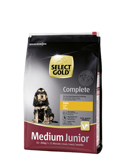 Select Gold Dog Complete Medium Junior Piletina 12 kg