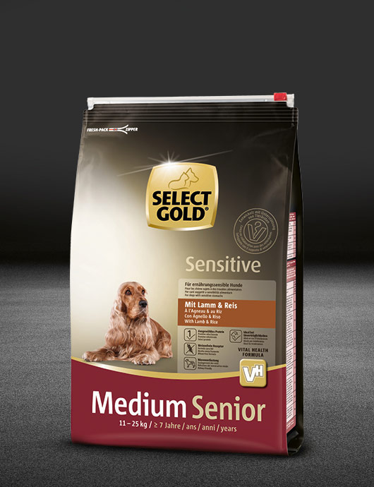 Select Gold Dog Sensitive Medium Senior jagnjetina&pirinač 4 kg