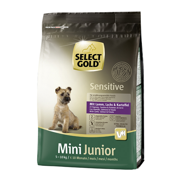 Select Gold Dog Sensitive Mini Junior jagnjetina,losos&krompir 1 kg