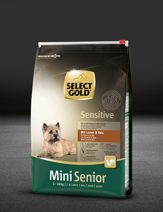 Select Gold Dog Sensitive Mini Senior jagnjetina&pirinač 4 kg