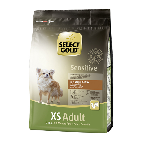 Select Gold Dog Sensitive XS Adult jagnjetina&pirinač 1 kg