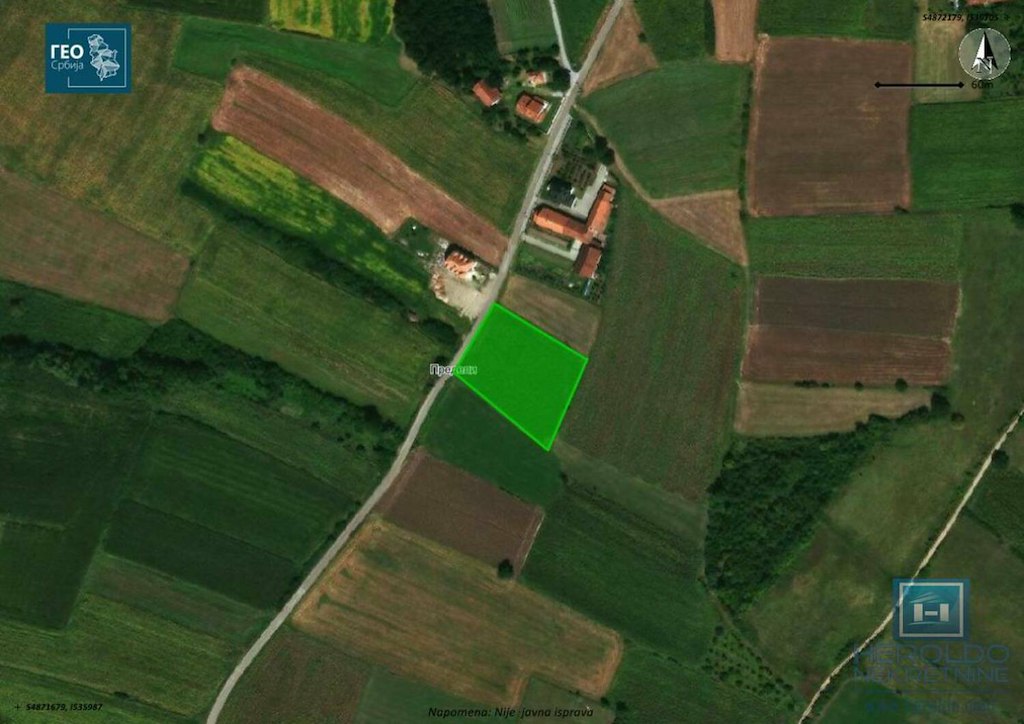 Na prodaju poljoprivredno zemljište u Bigrenici