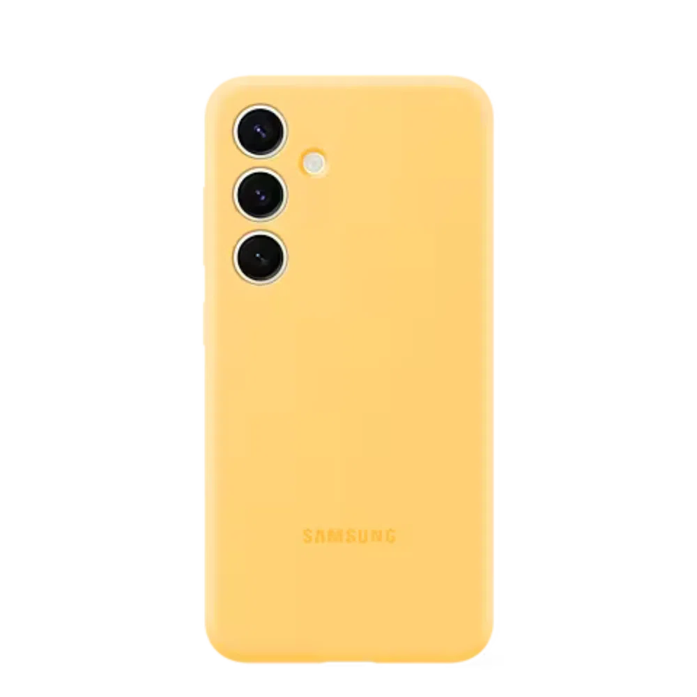 Originalna silikonska futrola za Galaxy S24 Žuta