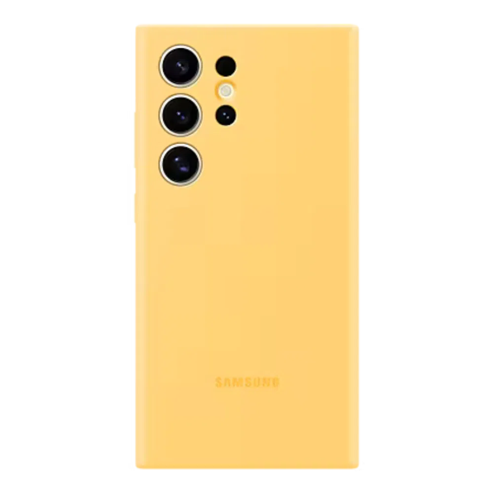 Originalna silikonska futrola za Galaxy S24 Ultra Žuta
