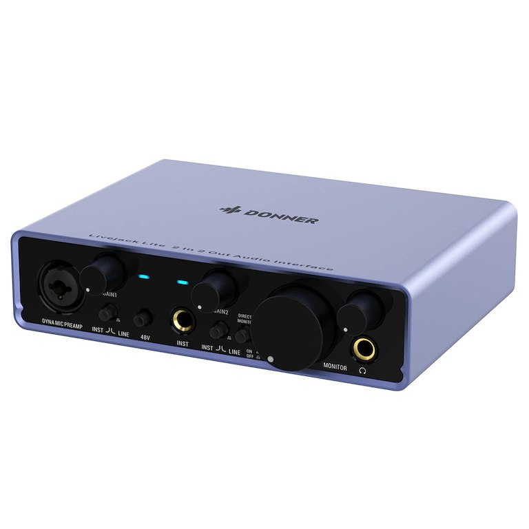 Donner EC 1345 Livejack Audio Interface 2X2