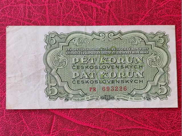 5 KORUN 1961