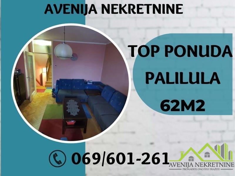 Stan na 4 nivoa, 62m2, Palilulska pijaca