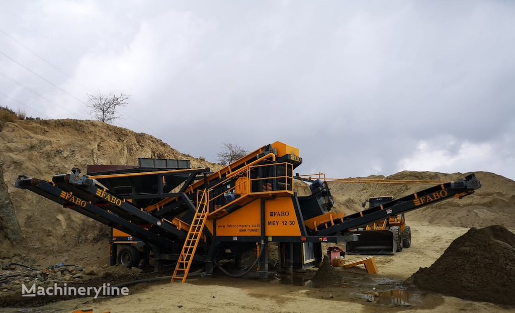 Nova FABO MEY 1230 TPH MOBILE SAND SCREENING & WASHING PLANT mašina za pranje peska