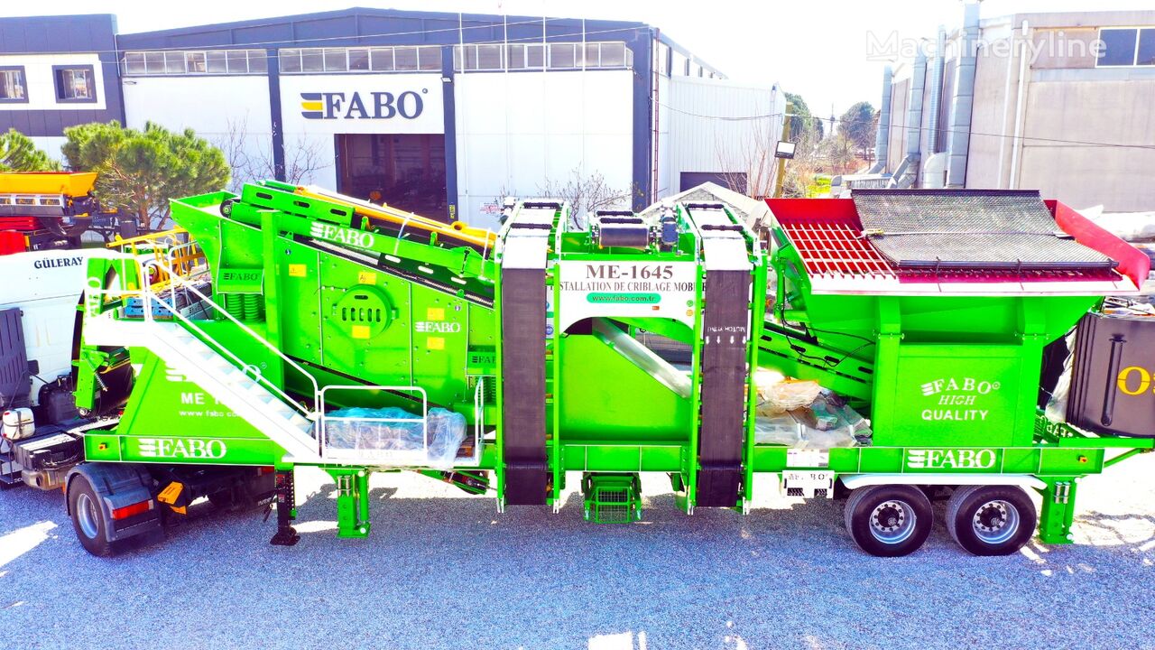 Nova FABO ME 1645 SERIES MOBILE SAND SCREENING PLANT vibraciona rešetka