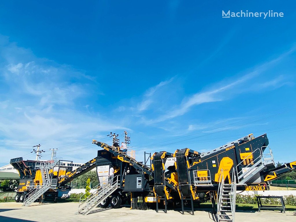 Nova FABO MCK-95 MOBILE CRUSHING & SCREENING PLANT FOR HARDSTONE čeljusna drobilica