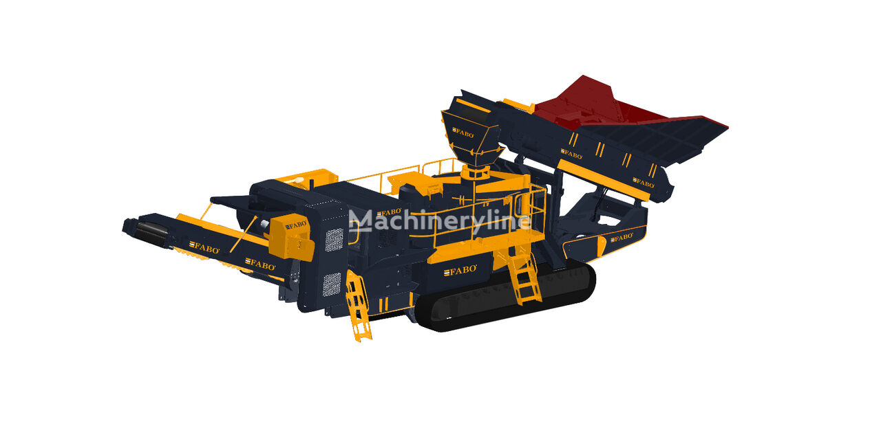 Novo FABO FTV-70 Vertical Shaft Crusher mobilna postrojenje za drobljenje