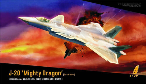 Dream Model DM720010a J-20 'Mighty Dragon' (In Service) - Chinese Chengdu J-20 Stealth Fighter