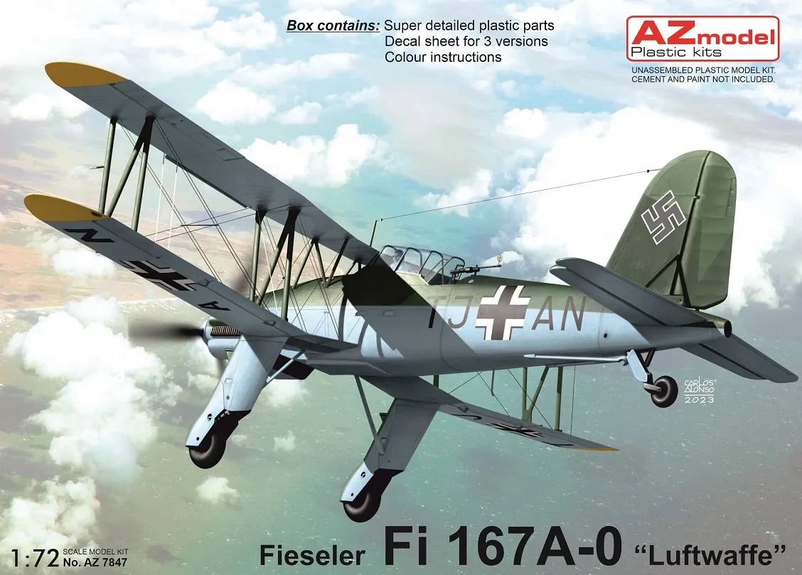 AZ MODEL 1/72 Fieseler Fi 167 A-0 „Luftwaffe“