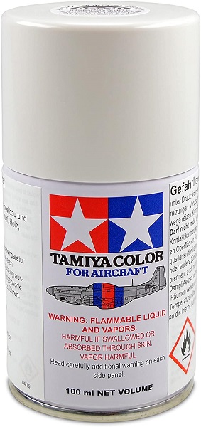 TAMIYA AS-20 Insignia White 100ml Spray (Flat)