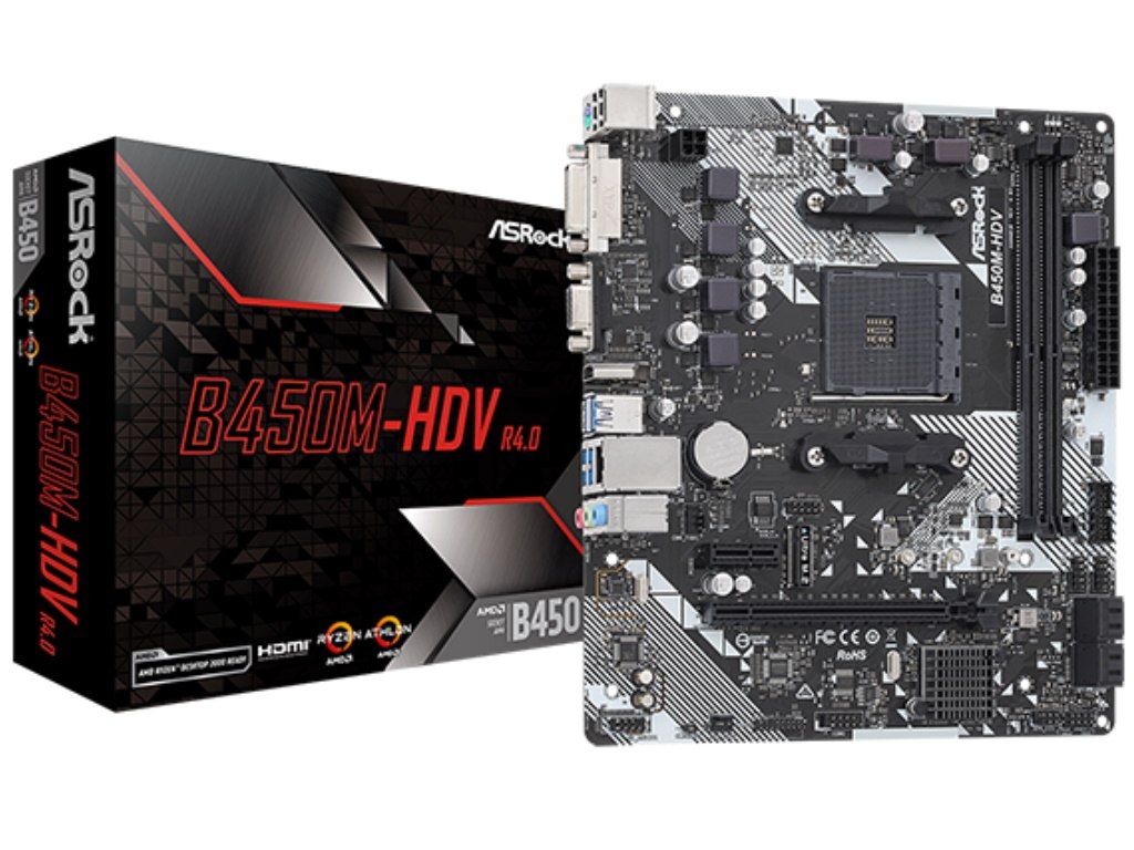 Matična ploča ASROCK B450M HDV-R4.0/AM4