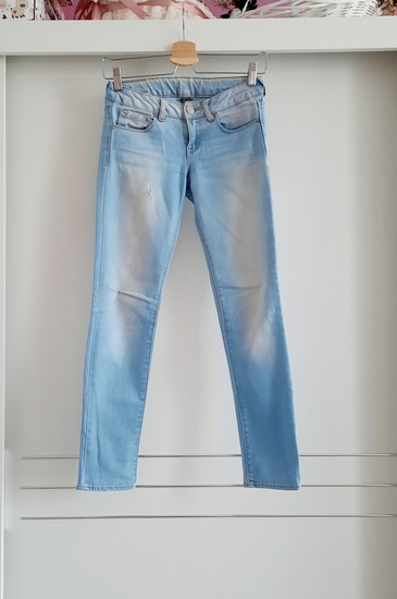 Zara Skinny Farmerke XXS