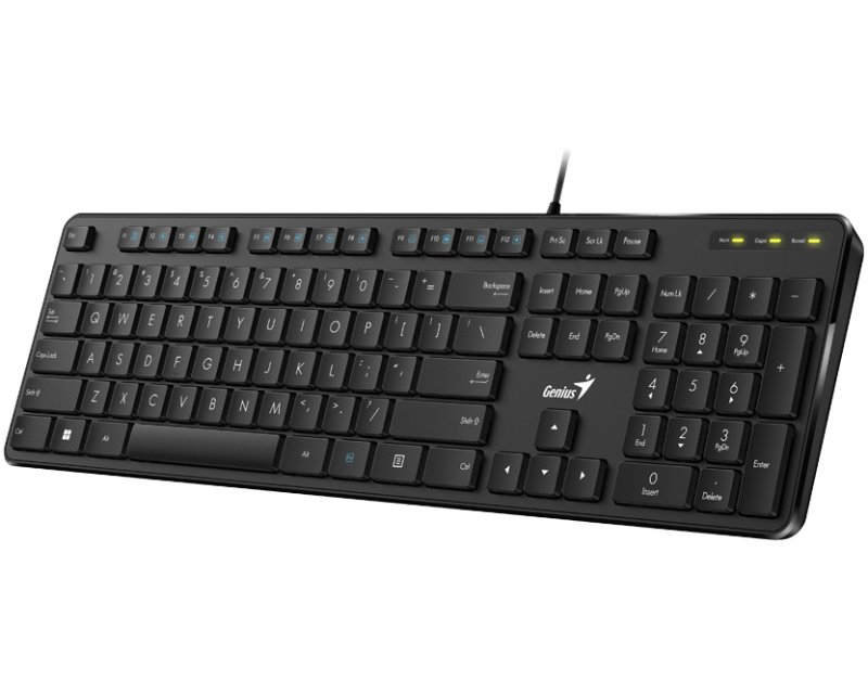 GENIUS SlimStar M200 USB US crna tastatura