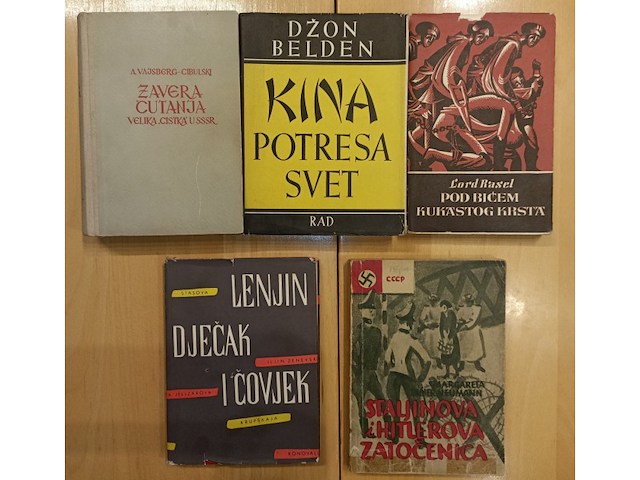 Istorija Socijalizam i WW2 – 5 knjiga