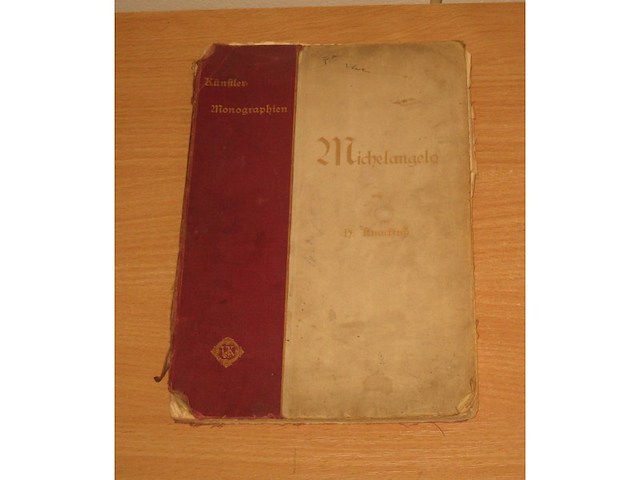 MIKELANĐELO, MONOGRAFIJA NA NEMAČKOM (1897)