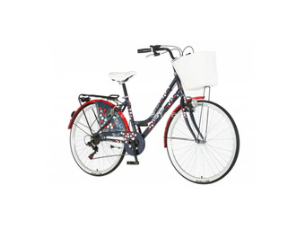 Bicikla Fashion Visitor fam263f/plavo crvena/ram 17/Točak 26.3/kočnice V brake