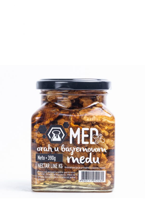 Orah u bagremovom medu 390g