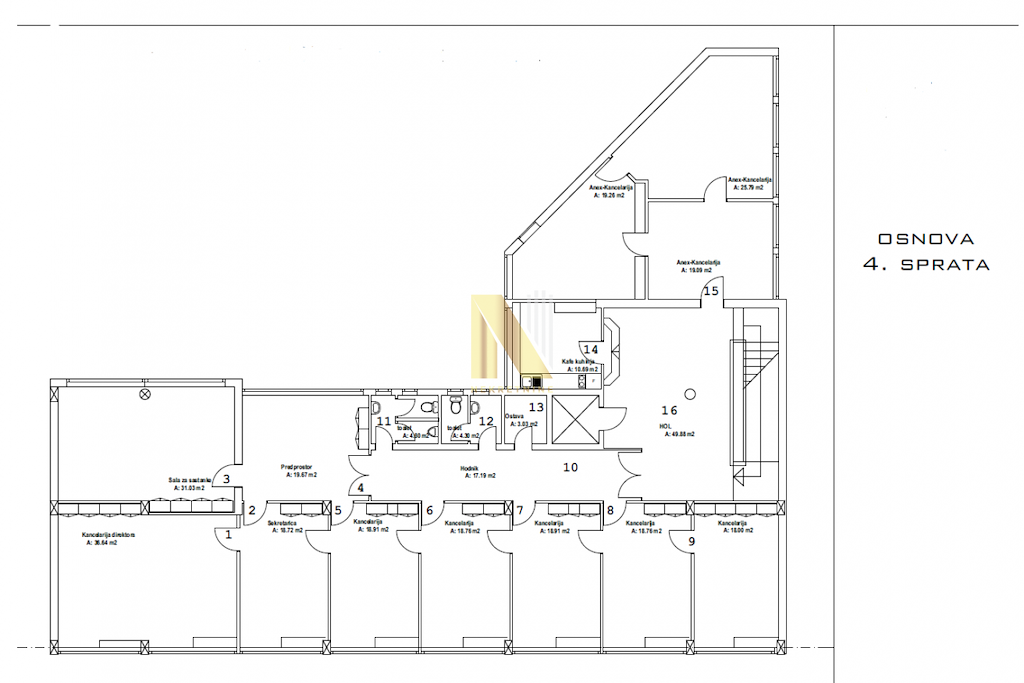 Poslovni prostor u strogom centru od 310 m2