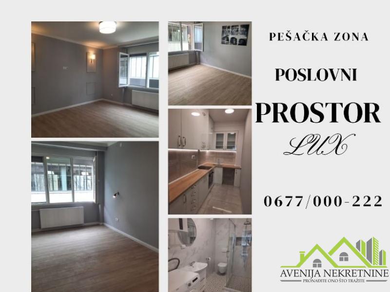 NIŠ – PEŠAČKA ZONA – LUX POSLOVNI PROSTOR 55m2