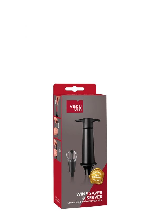 Vacuvin Wine saver&server crni 06824606