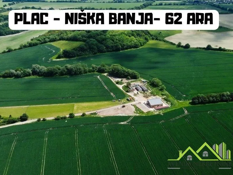 NOVO U PONUDI - PLAC - NIŠKA BANJA - 62 ARA