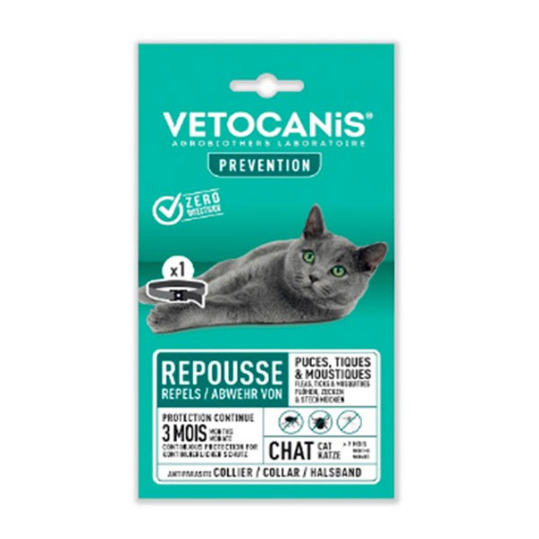 Repelent ogrlica za mačke Vetocanis BIO000345