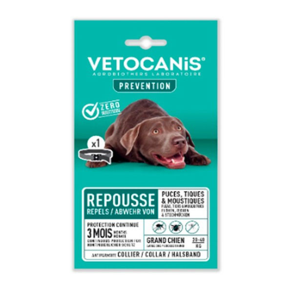 Repelent ogrlica za pse velikih rasa preko 20 kg Vetocanis BIO000347