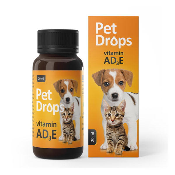 Vitaminske kapi za štence Interagrar Pet Drops 20 ml