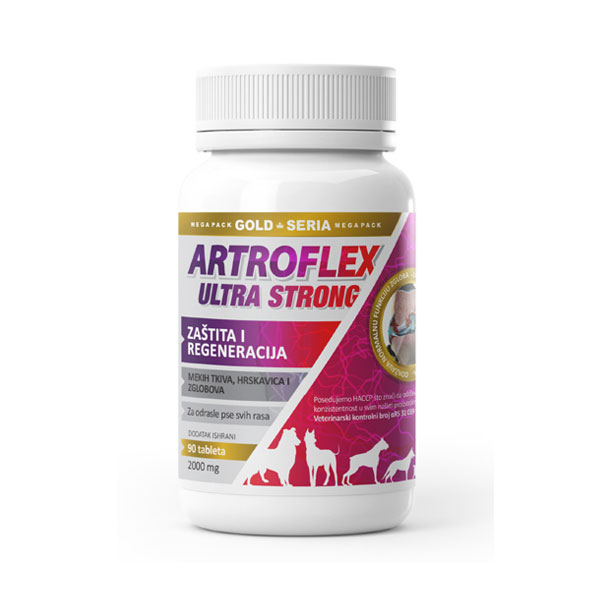 Suplement za pse 2000mg Interagrar Artroflex Ultra Strong 90 tbl