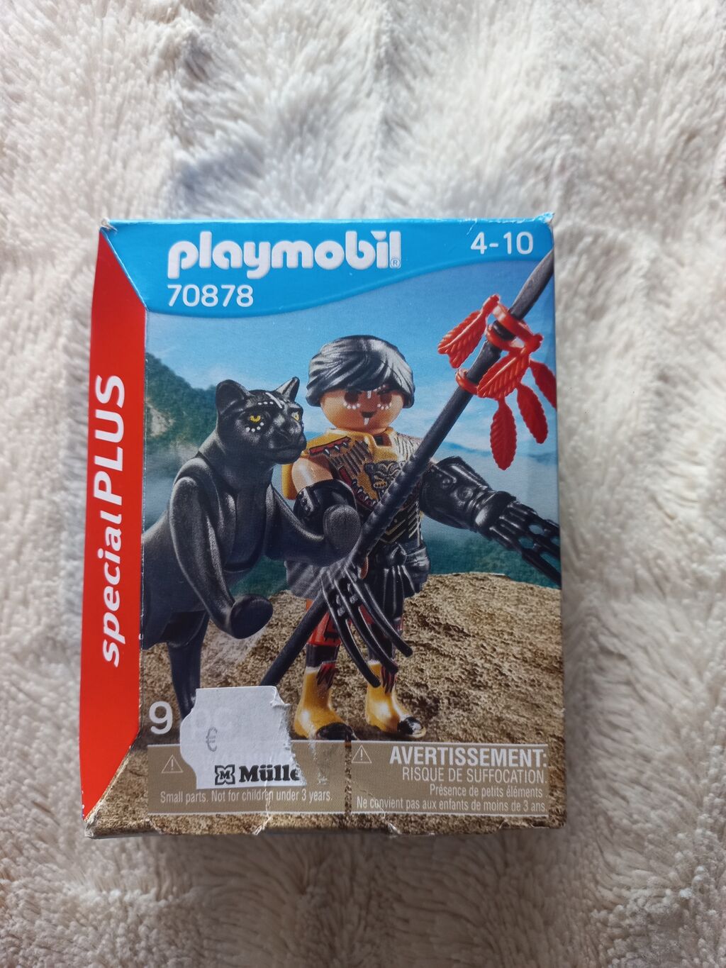 Playmobil #70878 Special Plus Warrior with panter, 4-10. Made in Malta
